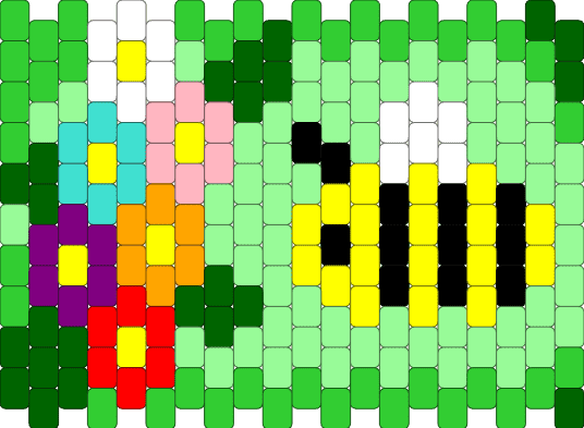 Flower Kandi Patterns (30 Free Patterns with Details) - Kandi Pad ...