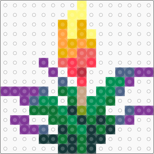 Flower Kandi Patterns (30 Free Patterns with Details) - Kandi Pad ...