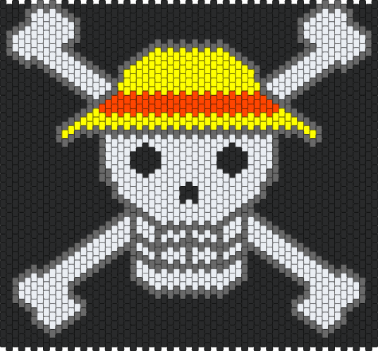 30 Free One Piece Pony Bead Patterns - Ahoy, Kandi Pirates! - Kandi Pad ...