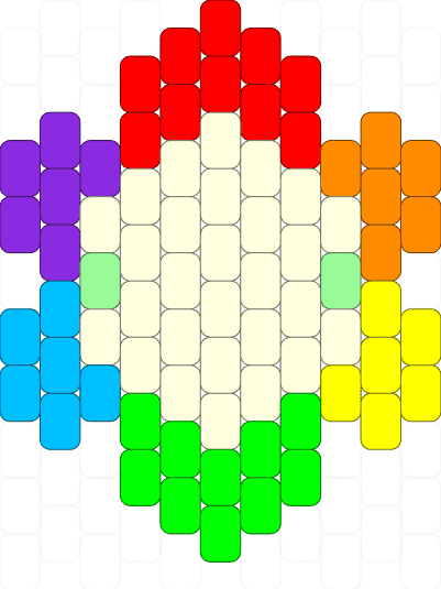 Flower Kandi Patterns (30 Free Patterns with Details) - Kandi Pad ...