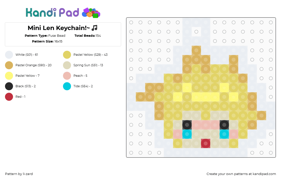 fat bead kit stuffff Collection - Kandi Pad | Kandi Patterns, Fuse Bead ...