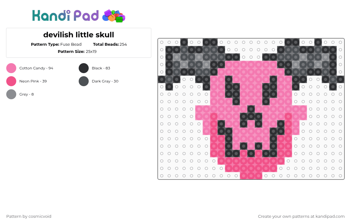 Little Gish Fuse Bead Patterns - Gallery - Kandi Pad | Kandi Patterns ...