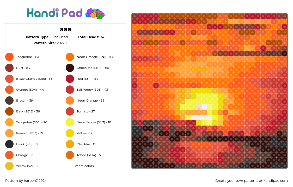 Aaa Fuse Bead Pattern - Kandi Pad | Kandi Patterns, Fuse Bead Patterns ...