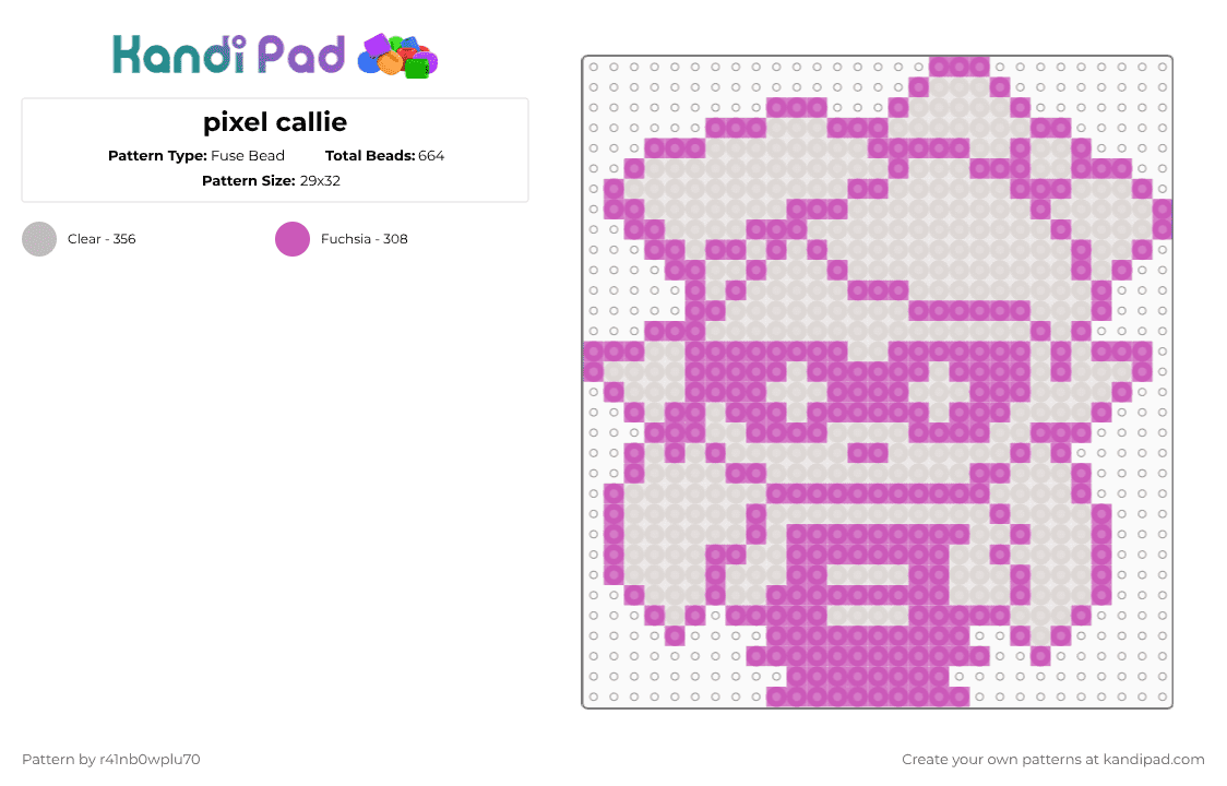 Callie Splatoon Kandi Patterns - Gallery - Kandi Pad | Kandi Patterns ...