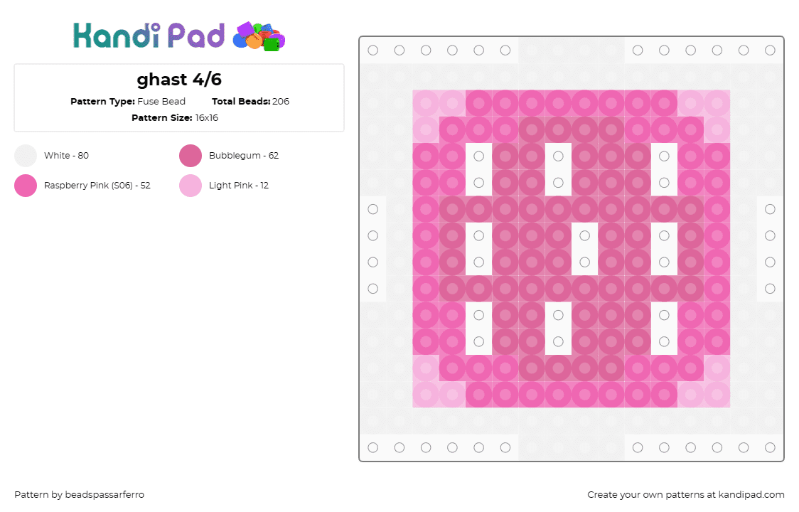 46 Fuse Bead Patterns - Gallery - Kandi Pad | Kandi Patterns, Fuse Bead ...