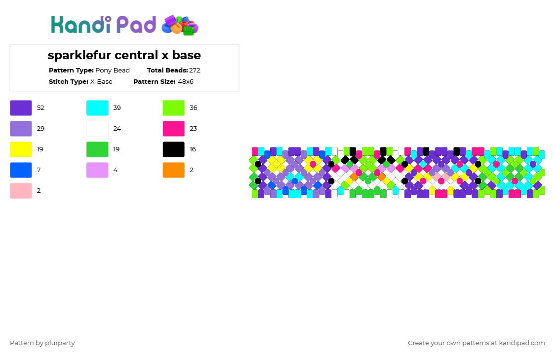 X BASE Collection - Kandi Pad | Kandi Patterns, Fuse Bead Patterns ...