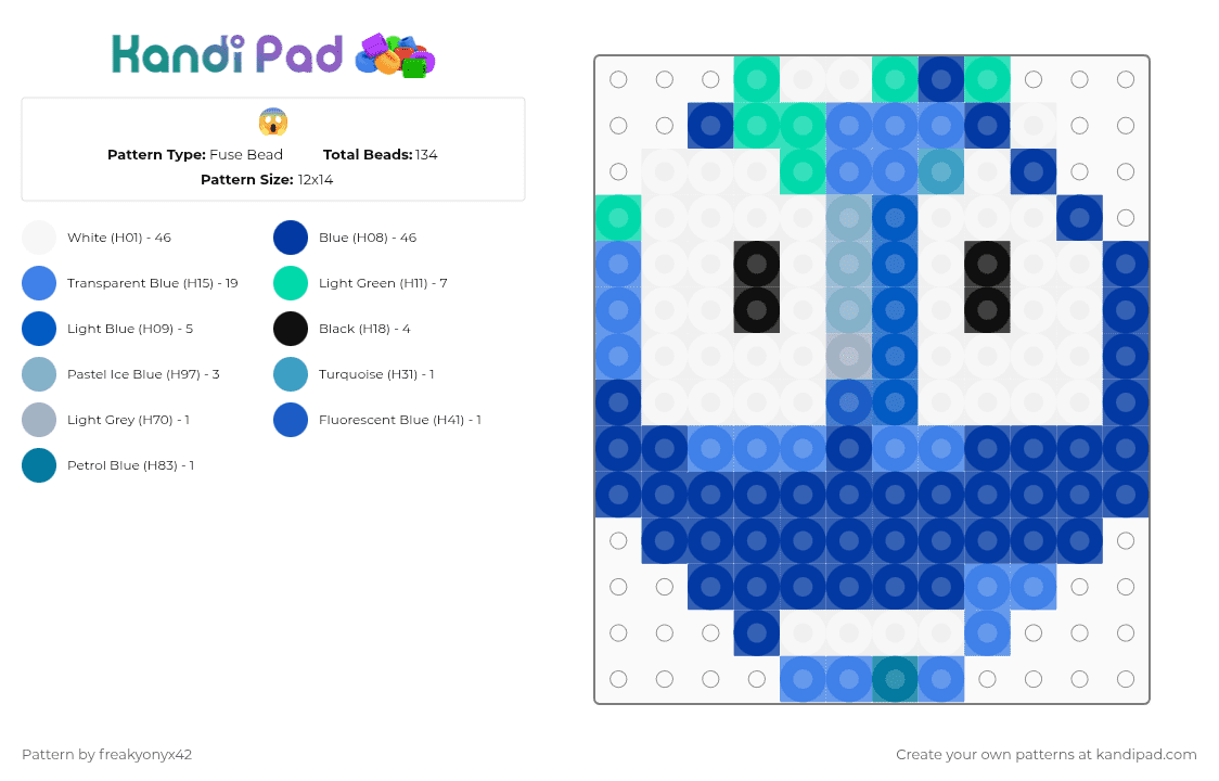 😱 Fuse Bead Pattern - Kandi Pad | Kandi Patterns, Fuse Bead Patterns ...