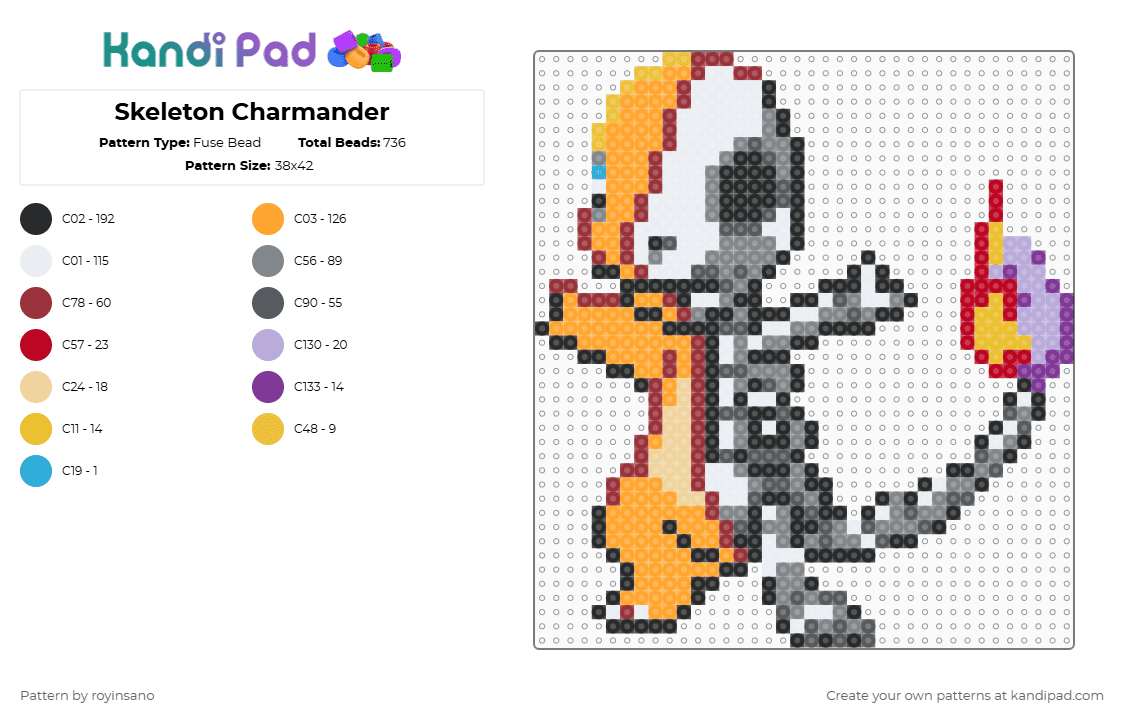 Pokeween Collection - Kandi Pad | Kandi Patterns, Fuse Bead Patterns ...