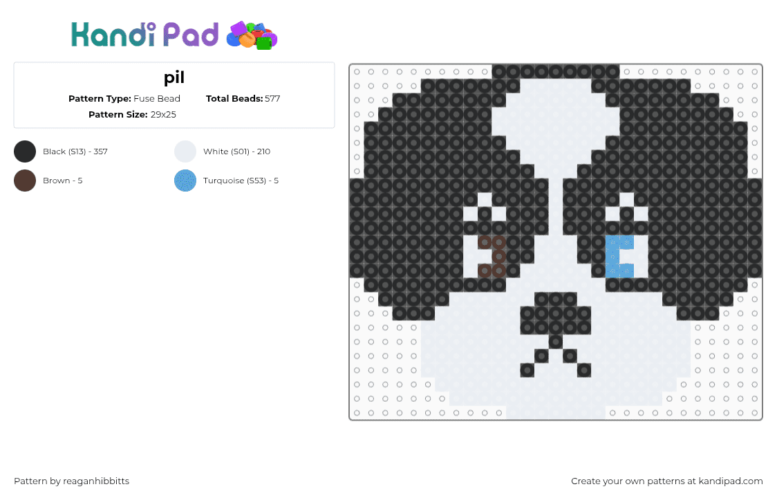Pil Fuse Bead Pattern - Kandi Pad | Kandi Patterns, Fuse Bead Patterns ...