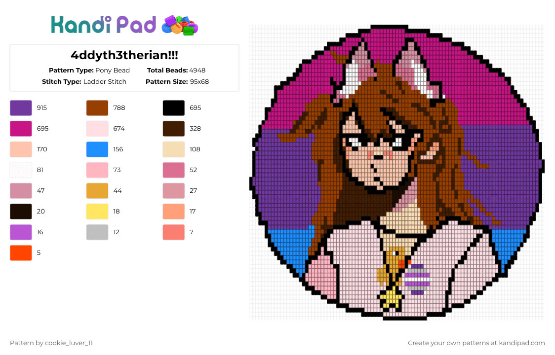 Pfp Pony Bead Patterns - Gallery - Kandi Pad | Kandi Patterns, Fuse ...