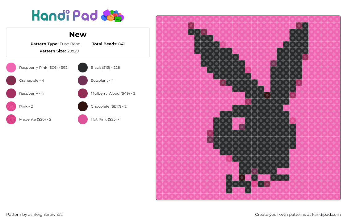 New Fuse Bead Pattern - Kandi Pad | Kandi Patterns, Fuse Bead Patterns ...