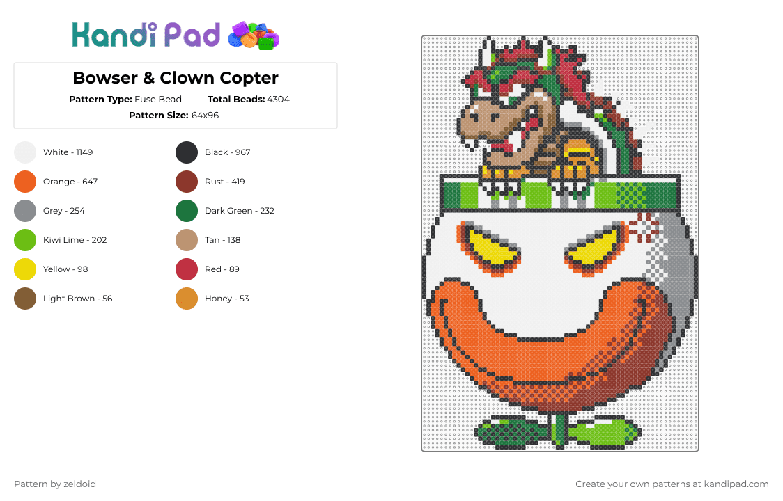 Mario Collection - Kandi Pad | Kandi Patterns, Fuse Bead Patterns, Pony ...