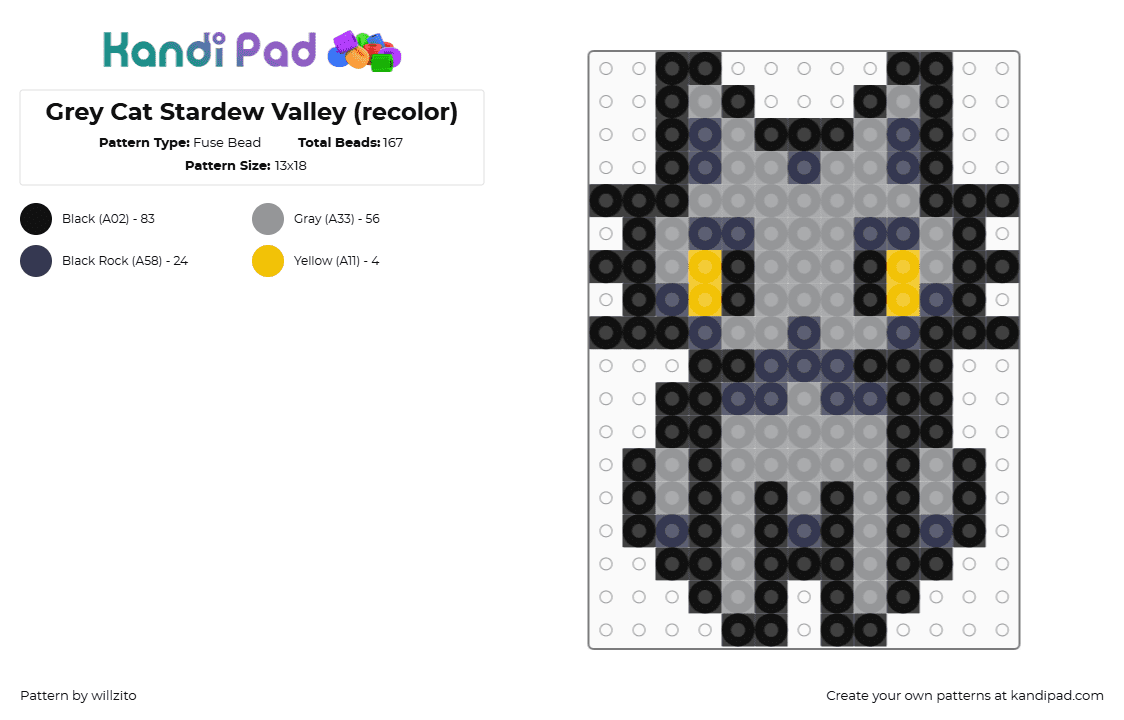 Stardew Valley Collection - Kandi Pad | Kandi Patterns, Fuse Bead ...