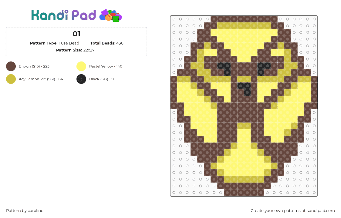01 Fuse Bead Pattern - Kandi Pad | Kandi Patterns, Fuse Bead Patterns ...