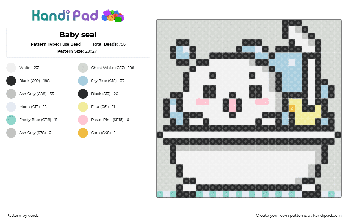 Sea Fuse Bead Patterns - Gallery - Kandi Pad | Kandi Patterns, Fuse ...