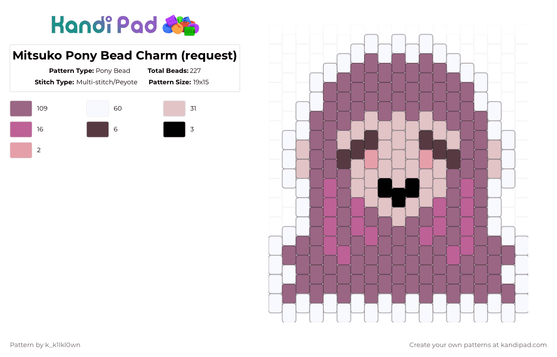 Guchiry Pony Bead Patterns - Gallery - Kandi Pad | Kandi Patterns, Fuse ...