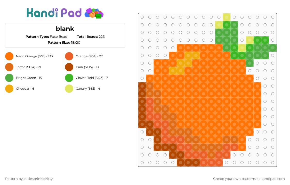 Blank Fuse Bead Pattern - Kandi Pad | Kandi Patterns, Fuse Bead ...
