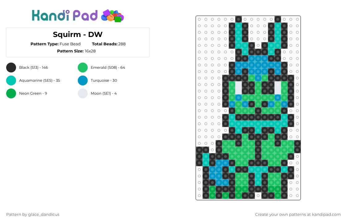 Dandysworld Blot Fuse Bead Patterns - Gallery - Kandi Pad | Kandi ...