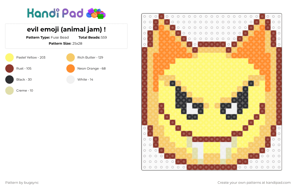 The Chronicles Of Evil Fuse Bead Patterns - Gallery - Kandi Pad | Kandi ...