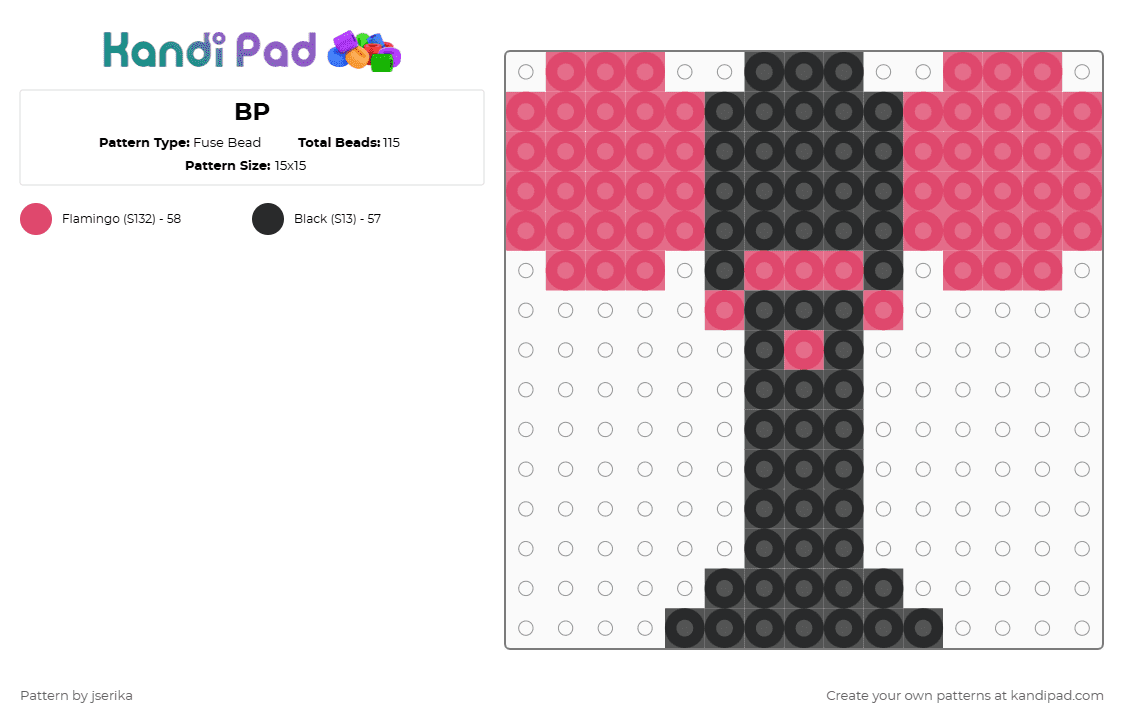BP Fuse Bead Pattern - Kandi Pad | Kandi Patterns, Fuse Bead Patterns ...