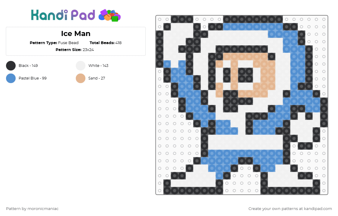 Mega Man 1 Collection - Kandi Pad | Kandi Patterns, Fuse Bead Patterns ...
