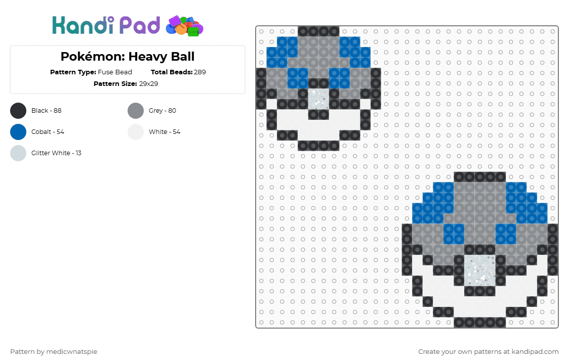 Pokémon Things Collection - Kandi Pad | Kandi Patterns, Fuse Bead ...