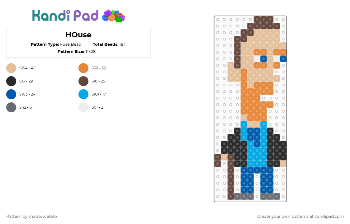 5golf Chess Doctor Fuse Bead Patterns - Gallery - Kandi Pad | Kandi ...