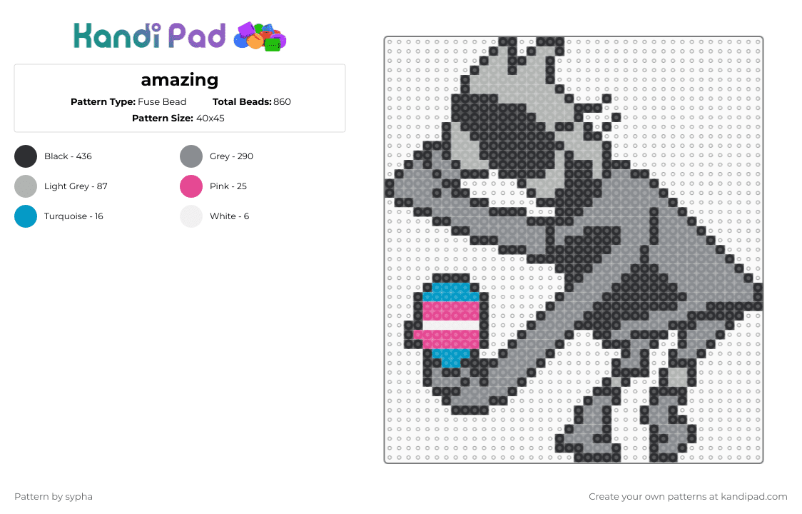 Amazing Fuse Bead Pattern - Kandi Pad | Kandi Patterns, Fuse Bead ...