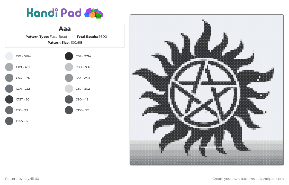 Aaa Fuse Bead Pattern - Kandi Pad | Kandi Patterns, Fuse Bead Patterns ...