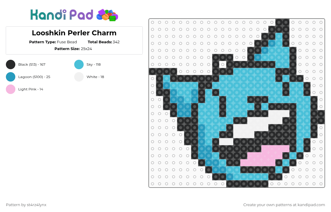 Looshkin Fuse Bead Patterns - Gallery - Kandi Pad | Kandi Patterns ...