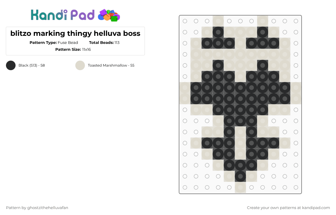 Hellaverse Collection - Kandi Pad | Kandi Patterns, Fuse Bead Patterns ...