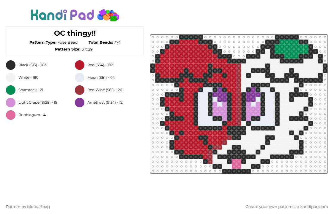 Sprunki Oc Fuse Bead Patterns - Gallery - Kandi Pad | Kandi Patterns ...
