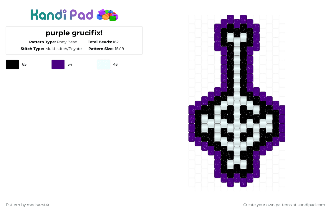 grucifix. Collection - Kandi Pad | Kandi Patterns, Fuse Bead Patterns ...