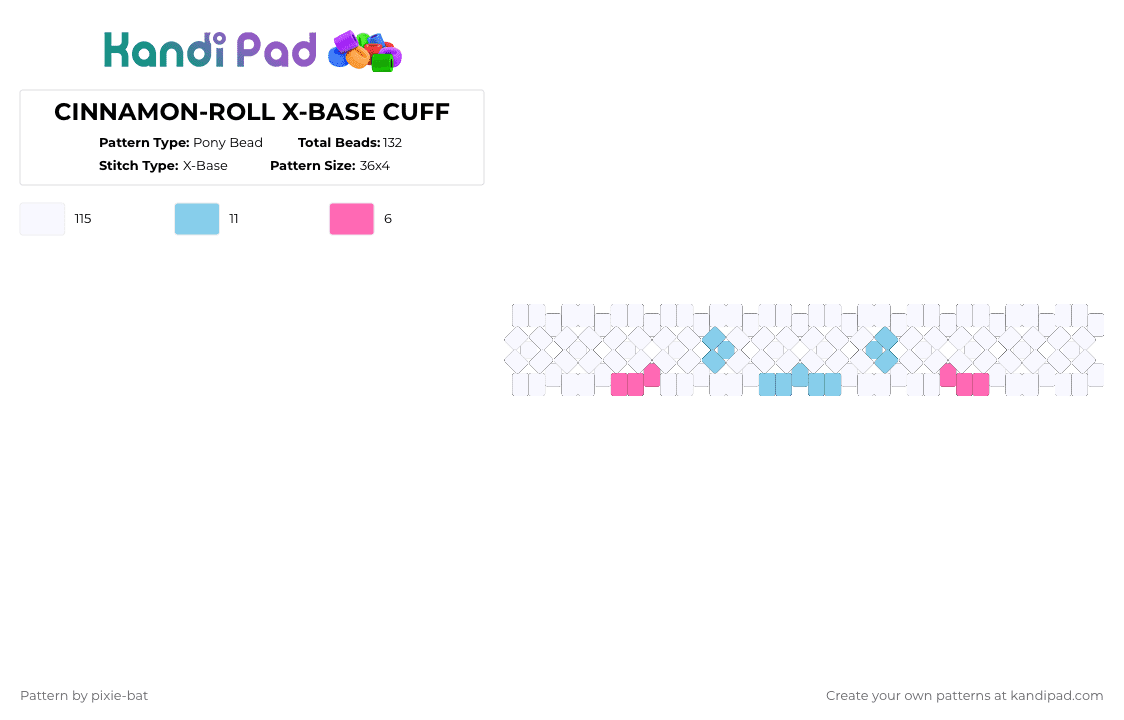 X Bases Collection - Kandi Pad | Kandi Patterns, Fuse Bead Patterns ...