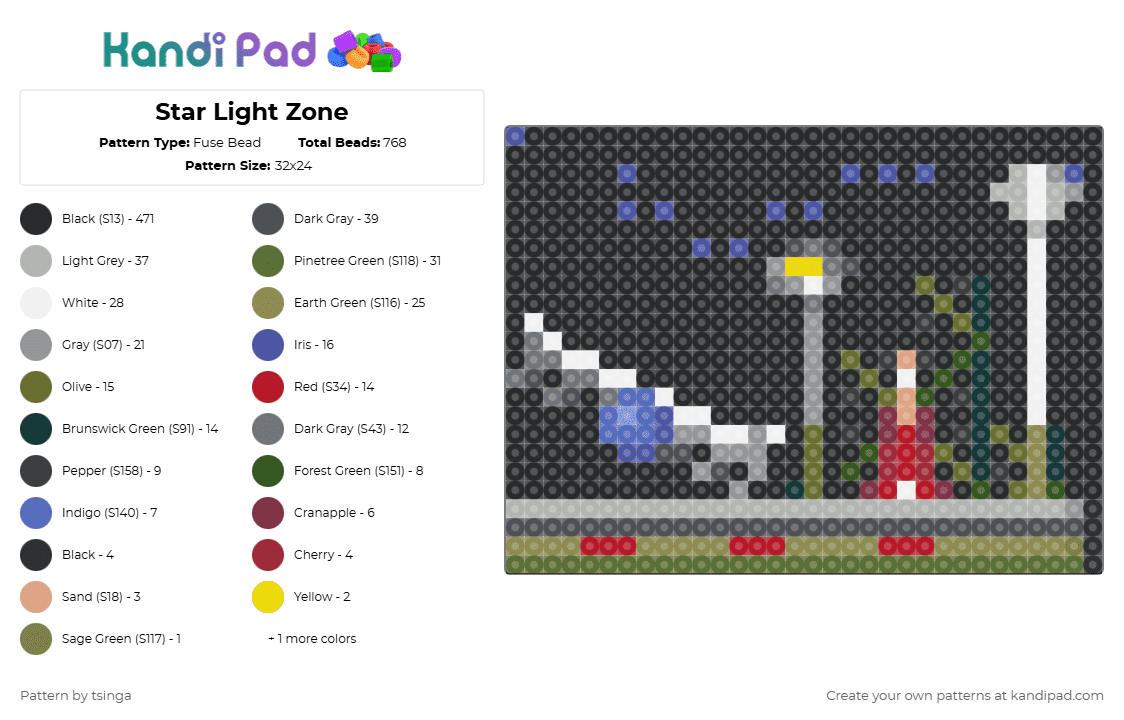 Honkai Star Rail Fuse Bead Patterns - Gallery - Kandi Pad | Kandi ...