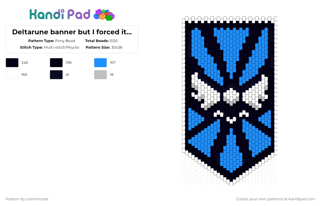 Deltarune banner but I forced it to be even cause I’m lazy Pony Bead ...