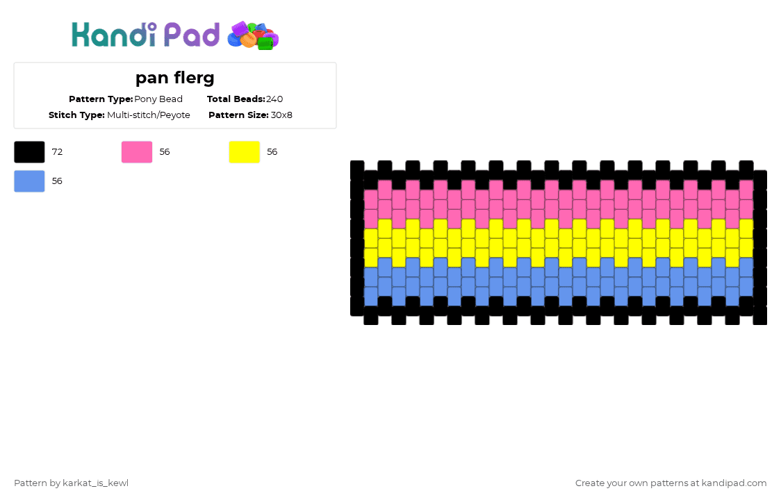 pan pride Collection - Kandi Pad | Kandi Patterns, Fuse Bead Patterns ...