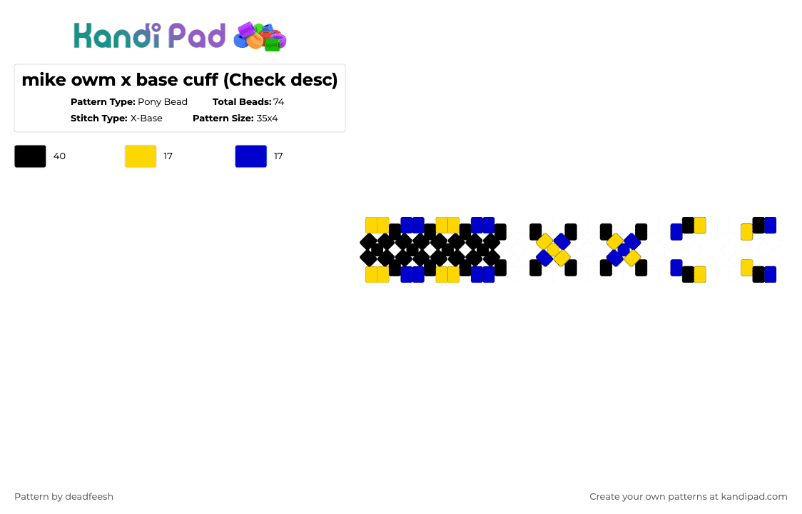 one wheat mark Collection - Kandi Pad | Kandi Patterns, Fuse Bead ...