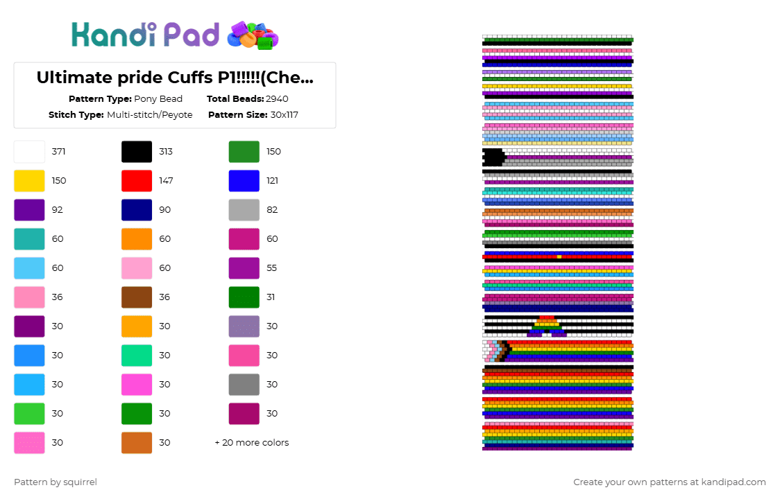 Ultimate pride Cuffs P1!!!!!(Check desc for all the flags in order ...