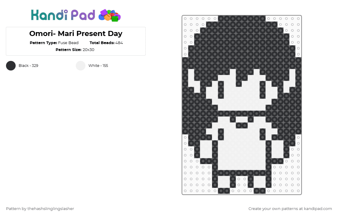Omori Sprites Collection - Kandi Pad | Kandi Patterns, Fuse Bead ...
