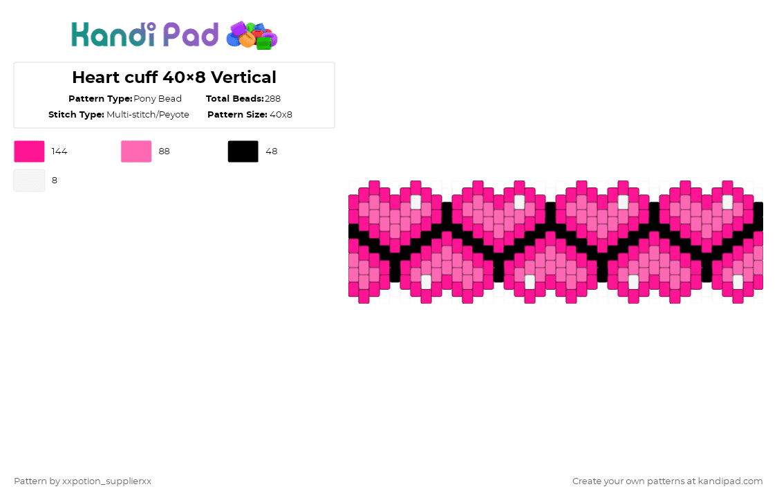 Multi stitch Collection - Kandi Pad | Kandi Patterns, Fuse Bead ...