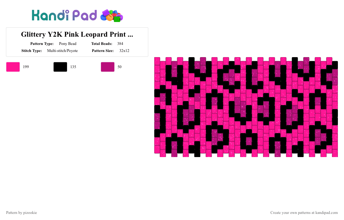 Glitter Glittery Pony Bead Patterns - Gallery - Kandi Pad | Kandi ...