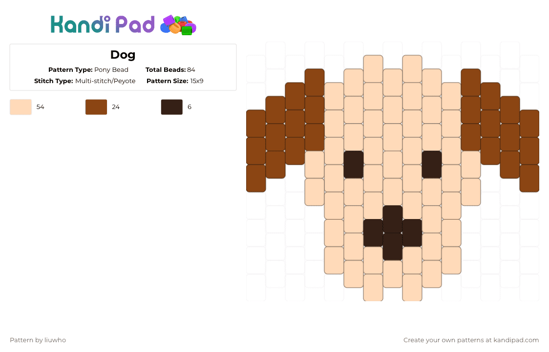Dog Pony Bead Pattern - Kandi Pad | Kandi Patterns, Fuse Bead Patterns ...