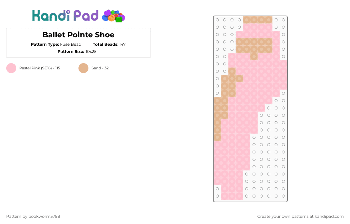 Ballet Fuse Bead Patterns - Gallery - Kandi Pad | Kandi Patterns, Fuse ...