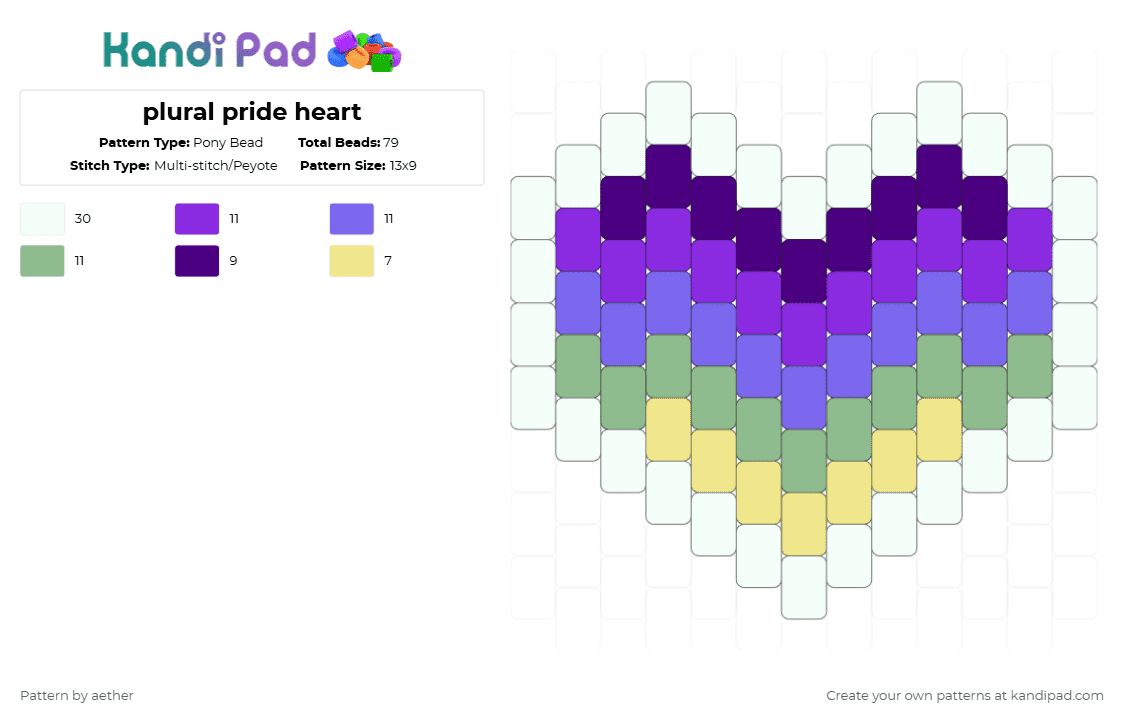 Queen Of Hearts Pony Bead Patterns - Gallery - Kandi Pad | Kandi ...