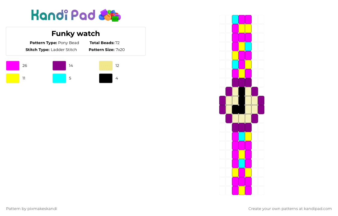 Watch collection Collection - Kandi Pad | Kandi Patterns, Fuse Bead ...