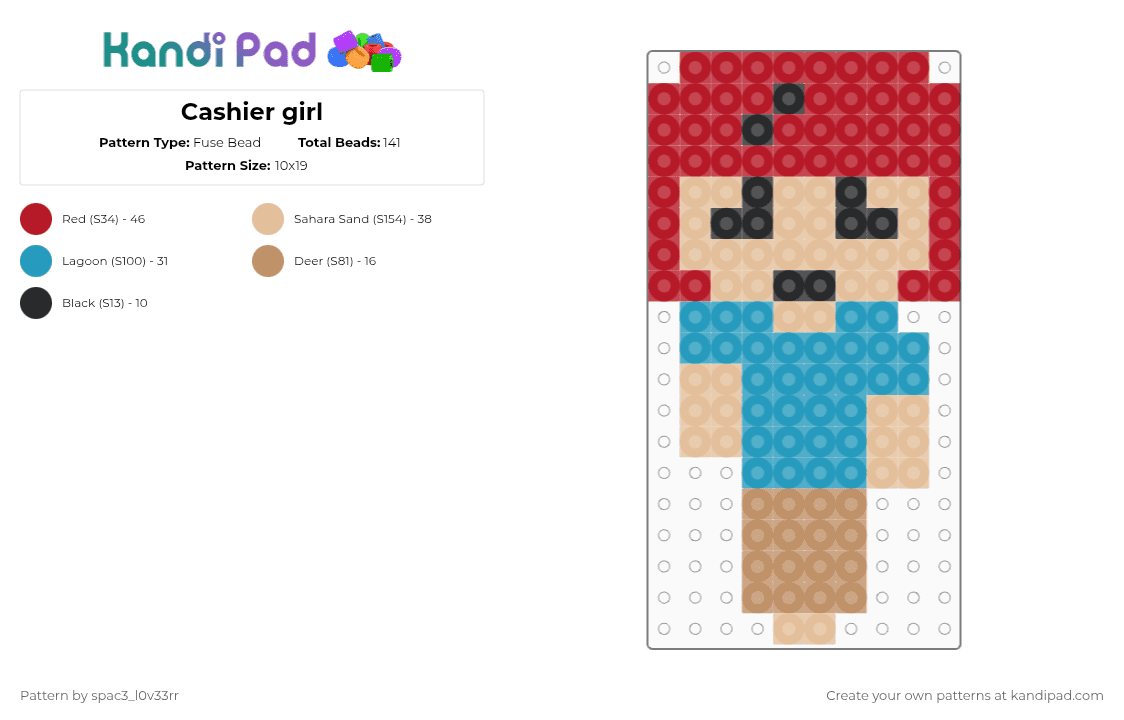 Mall With The Girls Fuse Bead Patterns - Gallery - Kandi Pad | Kandi ...