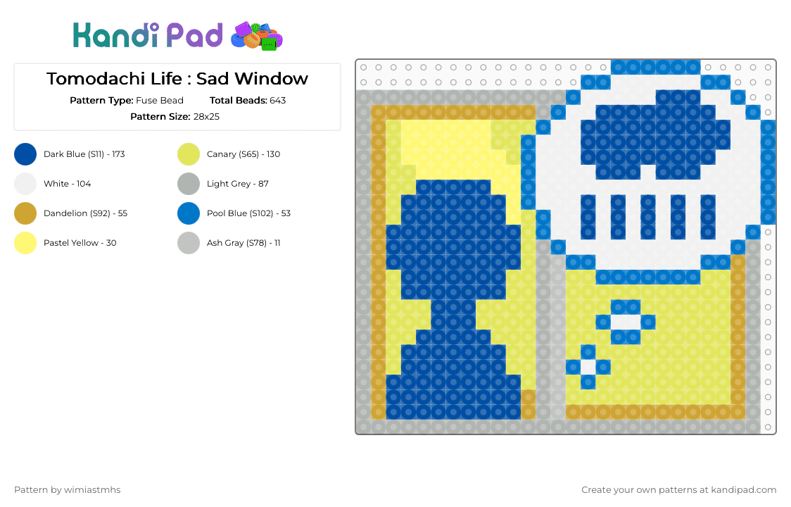 Tomodachi Life Fuse Bead Patterns - Gallery - Kandi Pad | Kandi ...