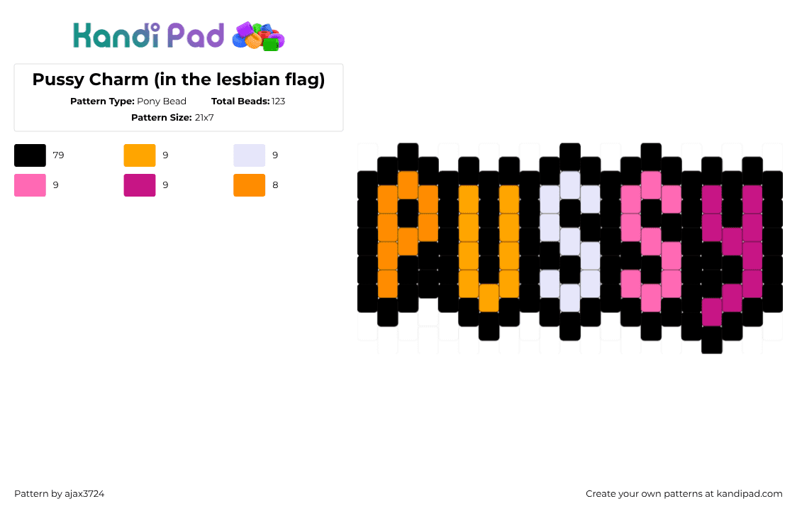 Lgbtq Collection Kandi Pad Kandi Patterns Fuse Bead Patterns