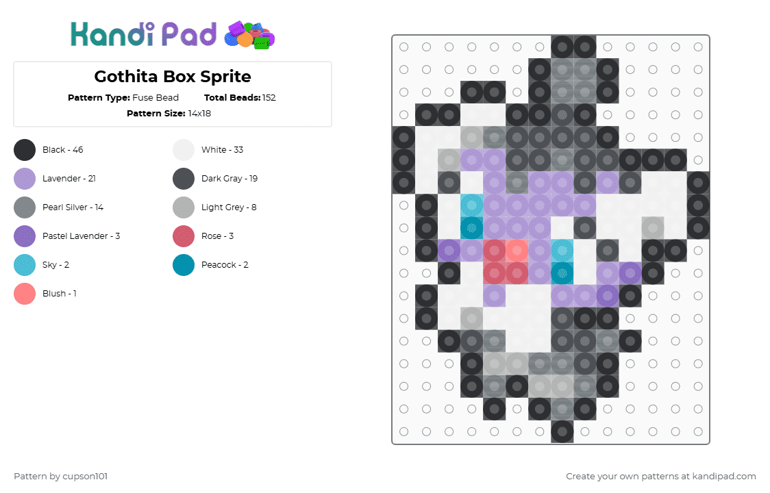 Ugly Sprite Fuse Bead Patterns - Gallery - Kandi Pad | Kandi Patterns ...